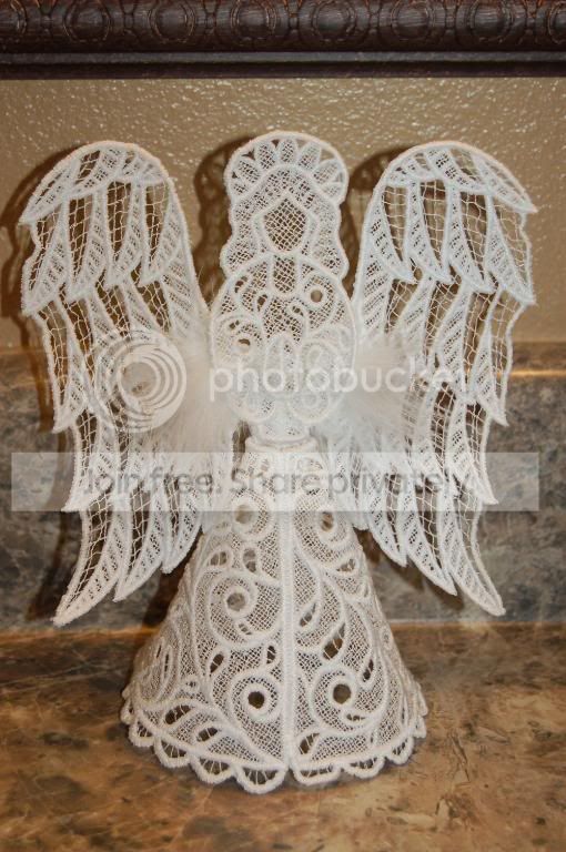 FSL Angel Tree Topper & Snowflake Ornament - SewForum.com