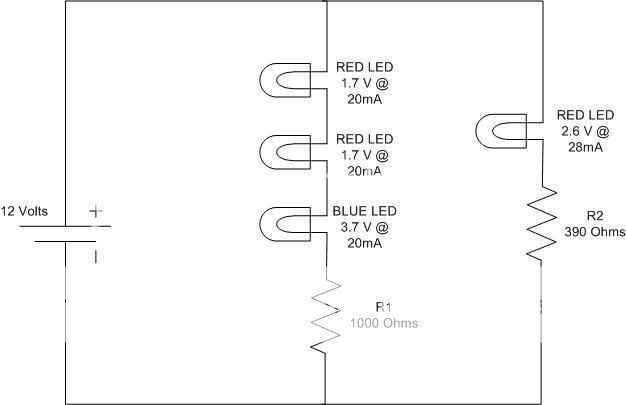 Need help with this serial LED circuit... | All About Circuits