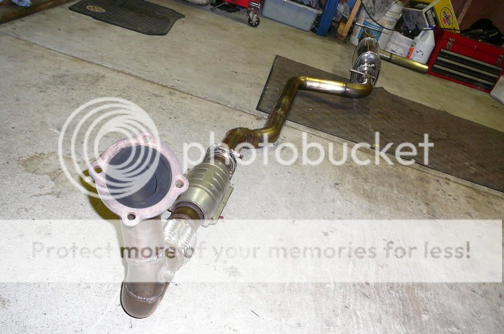 FS full 2.5" SS exhaust system for 1.8T conversion into your rabbit ...