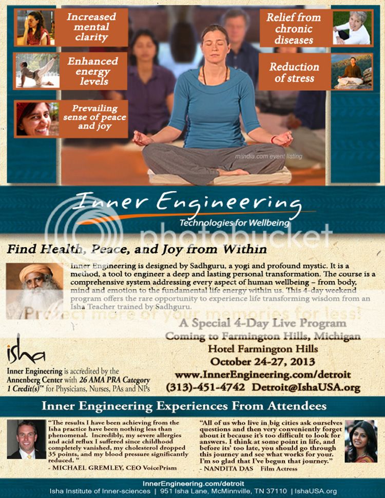 Inner Engineering - A special 4 day Yoga & Meditation program