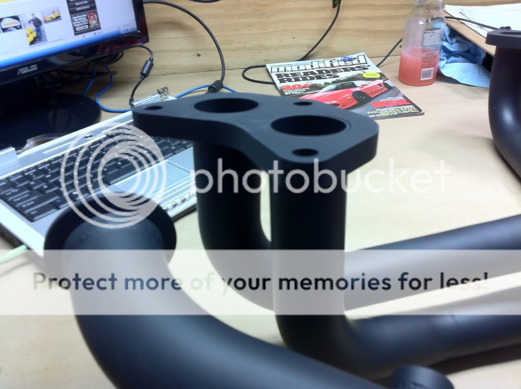 Killer B Holy Header - arrived, coated & wrapping in progress. | IW STi ...