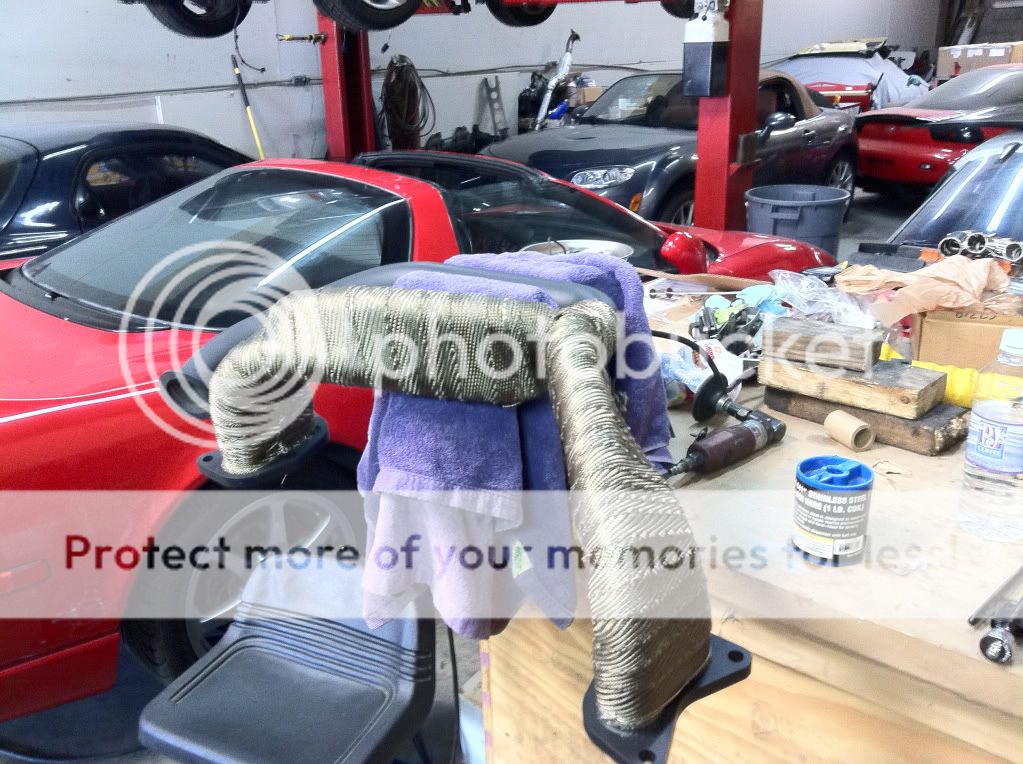 Killer B Holy Header - arrived, coated & wrapping in progress. | IW STi ...