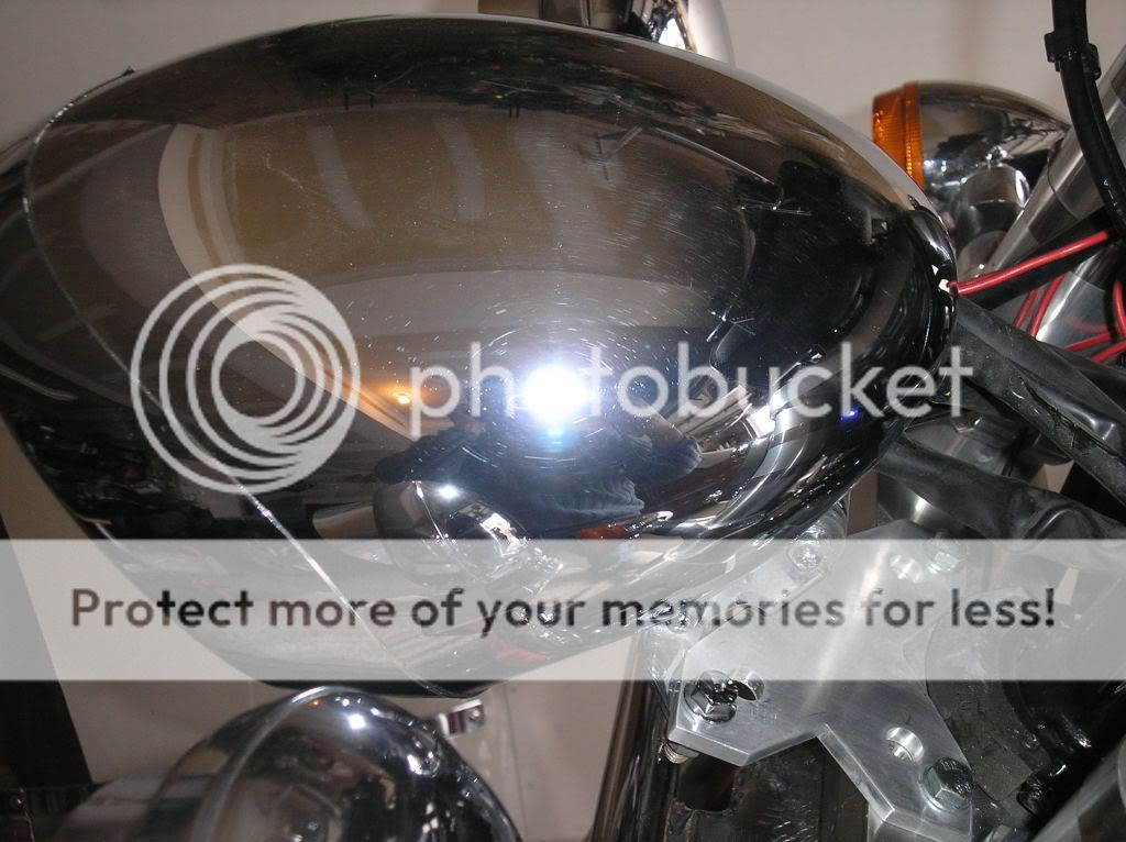 Rune Headlight on a VTX1800 | Honda VTX 1300 / VTX 1800 Motorcycles Forum